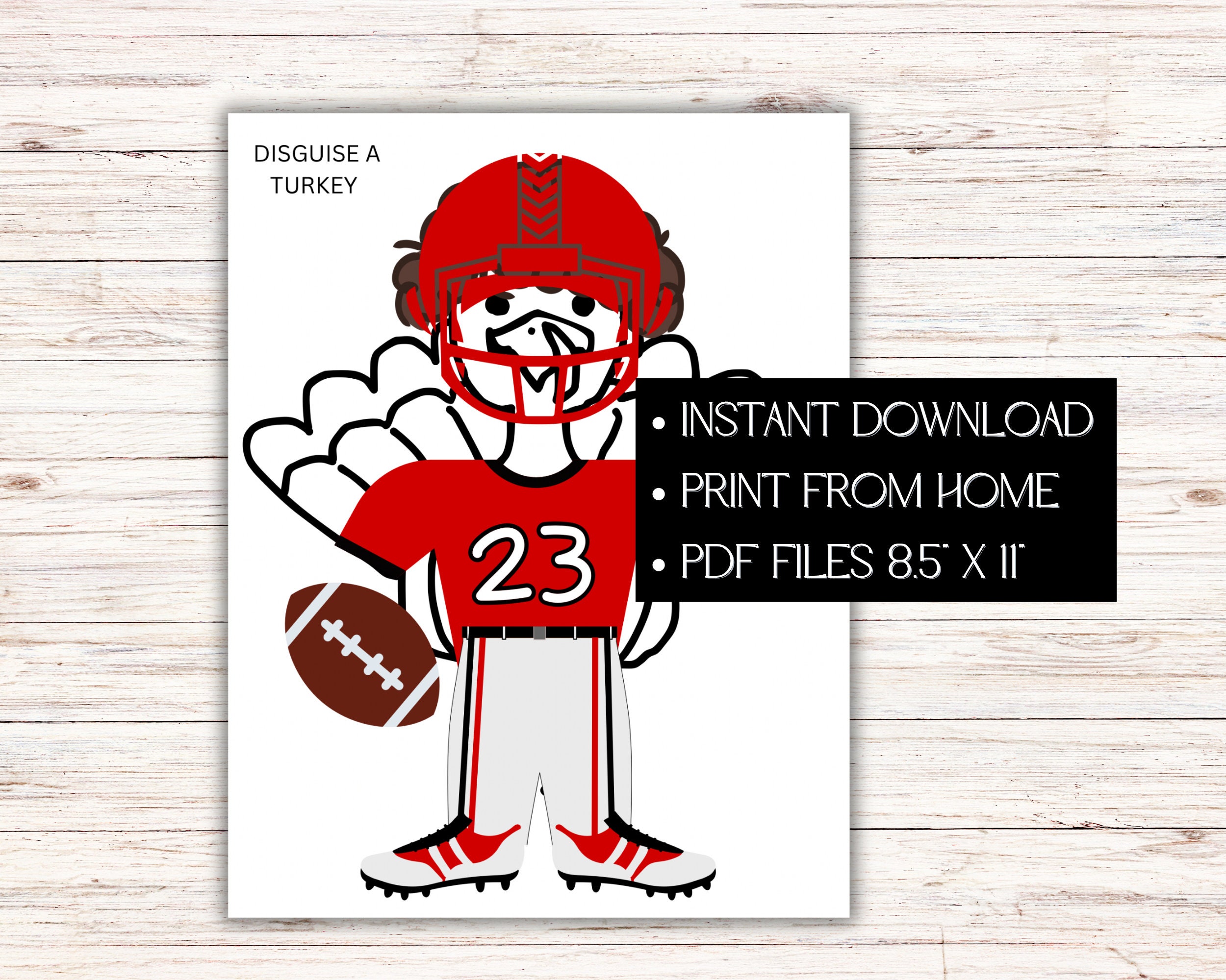 Disguise a Turkey, Turkey in Disguise Printable, Thanksgiving ...