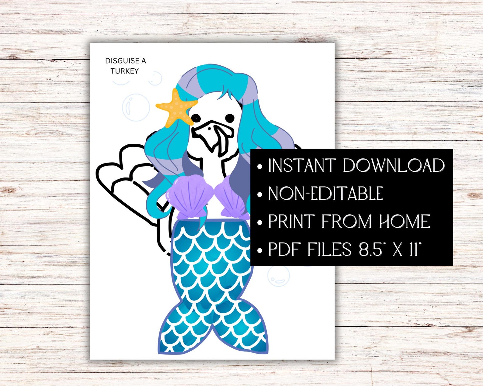 Disguise a Turkey, Turkey in Disguise Printable, Thanksgiving ...