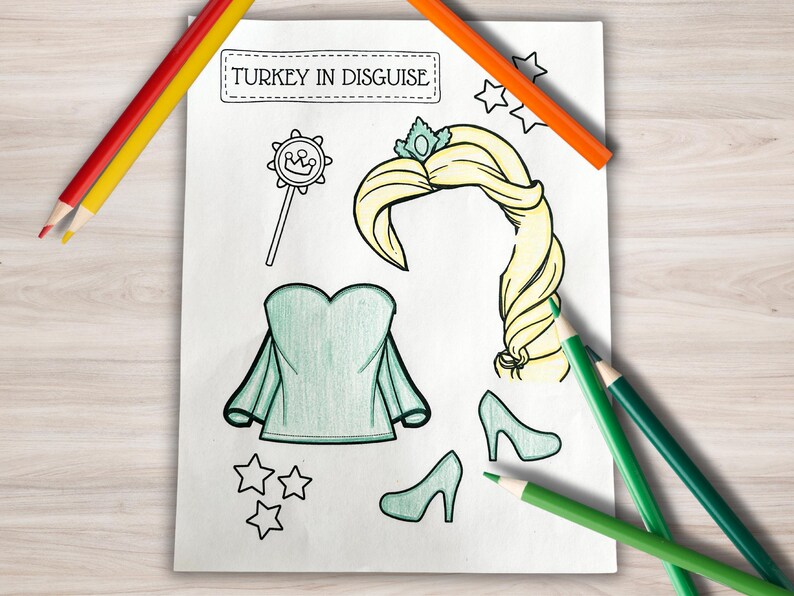 Disguise a Turkey, Turkey in Disguise Printable, Thanksgiving ...
