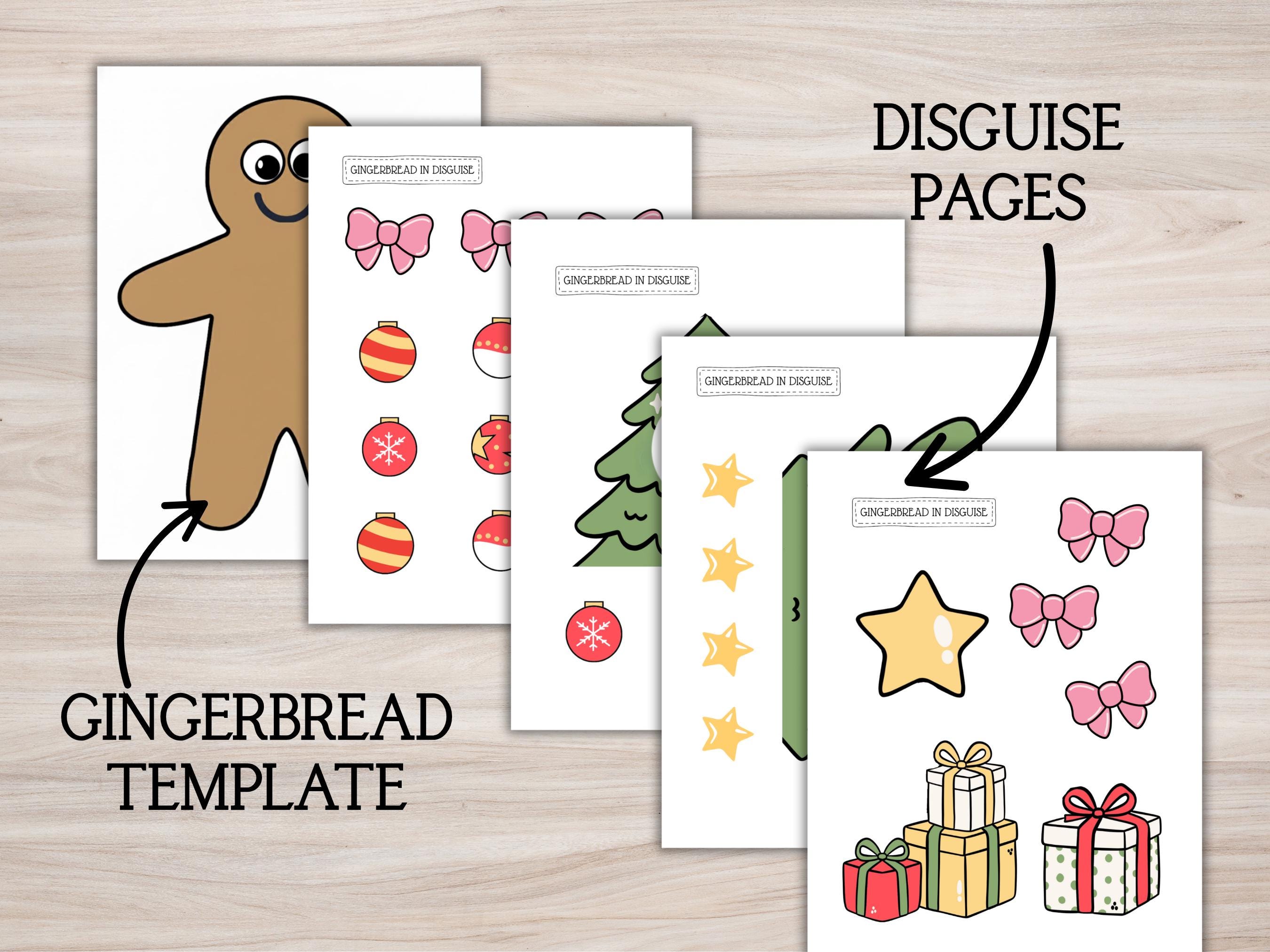 Disguise a Gingerbread Man, Gingerbread in Disguise Printable ...