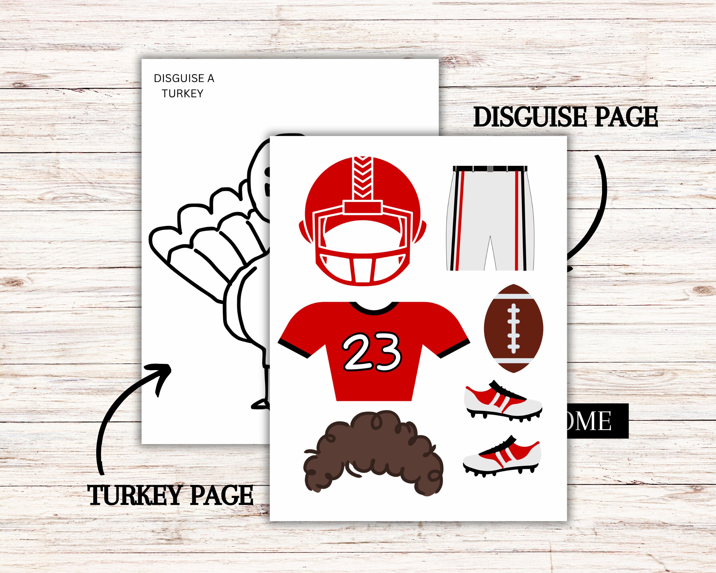 Disguise a Turkey, Turkey in Disguise Printable, Thanksgiving ...