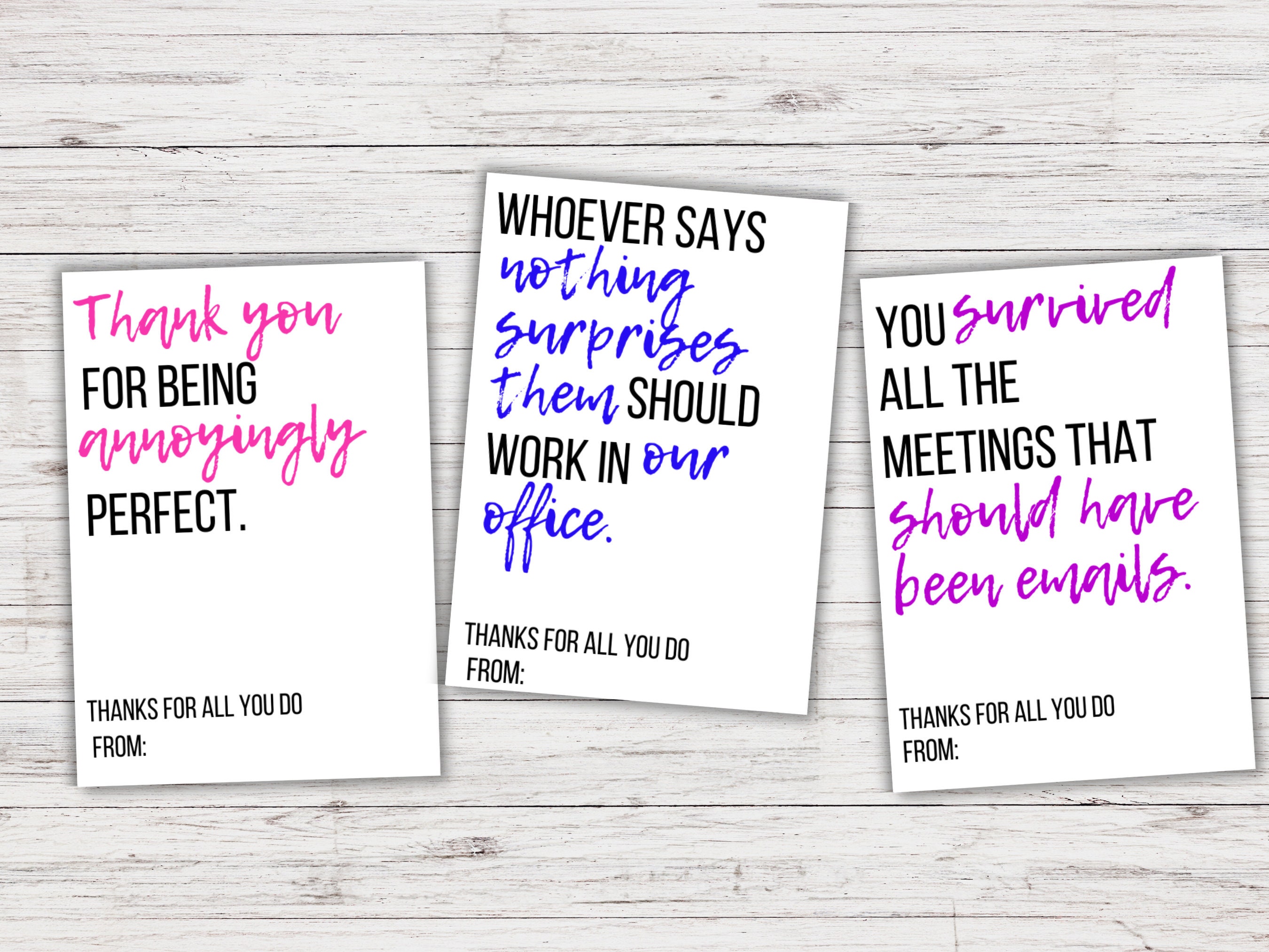 Funny Employee Appreciation Day Printable Employee - Etsy