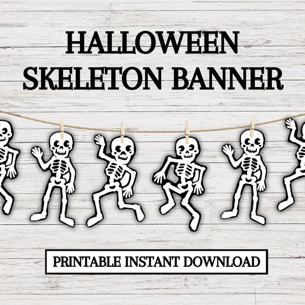 Skeleton Garland - Etsy