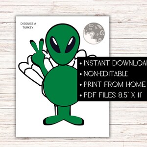 Disguise a Turkey, Turkey in Disguise Printable, Thanksgiving ...