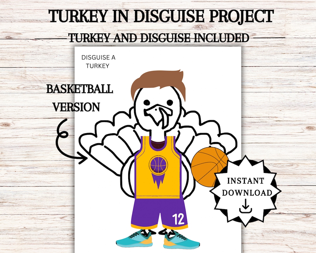 Disguise a Turkey, Turkey in Disguise Printable, Thanksgiving ...