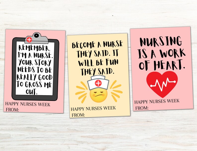 Funny Nurse Appreciation Week Gift Tag Happy Nurses Week - Etsy