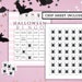 Printable Halloween Bingo Cards, Happy Halloween Bingo, Halloween Party ...