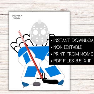 Disguise a Turkey, Turkey in Disguise Printable, Thanksgiving ...