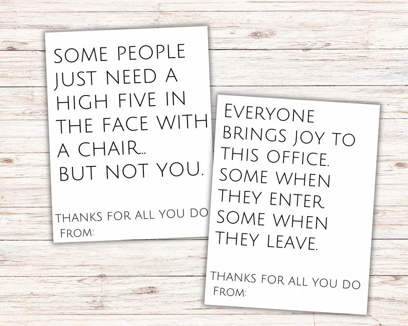 Funny Employee Appreciation Day, Printable Employee Appreciation Cards ...