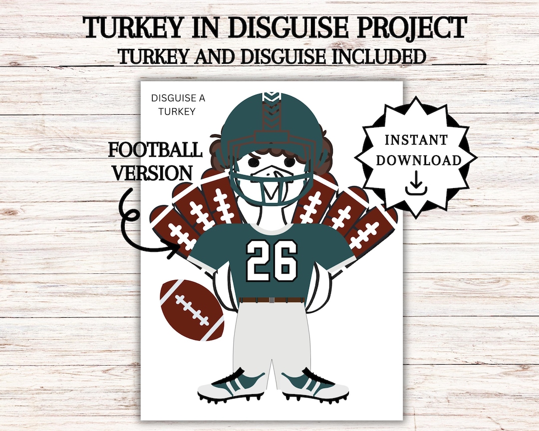 Disguise a Turkey, Turkey in Disguise Printable, Thanksgiving ...