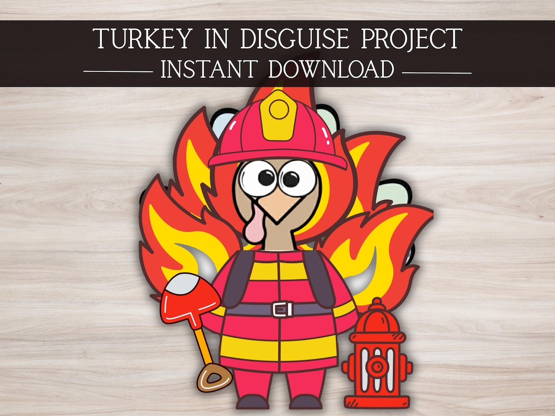 Disguise a Turkey, Turkey in Disguise Printable, Thanksgiving ...