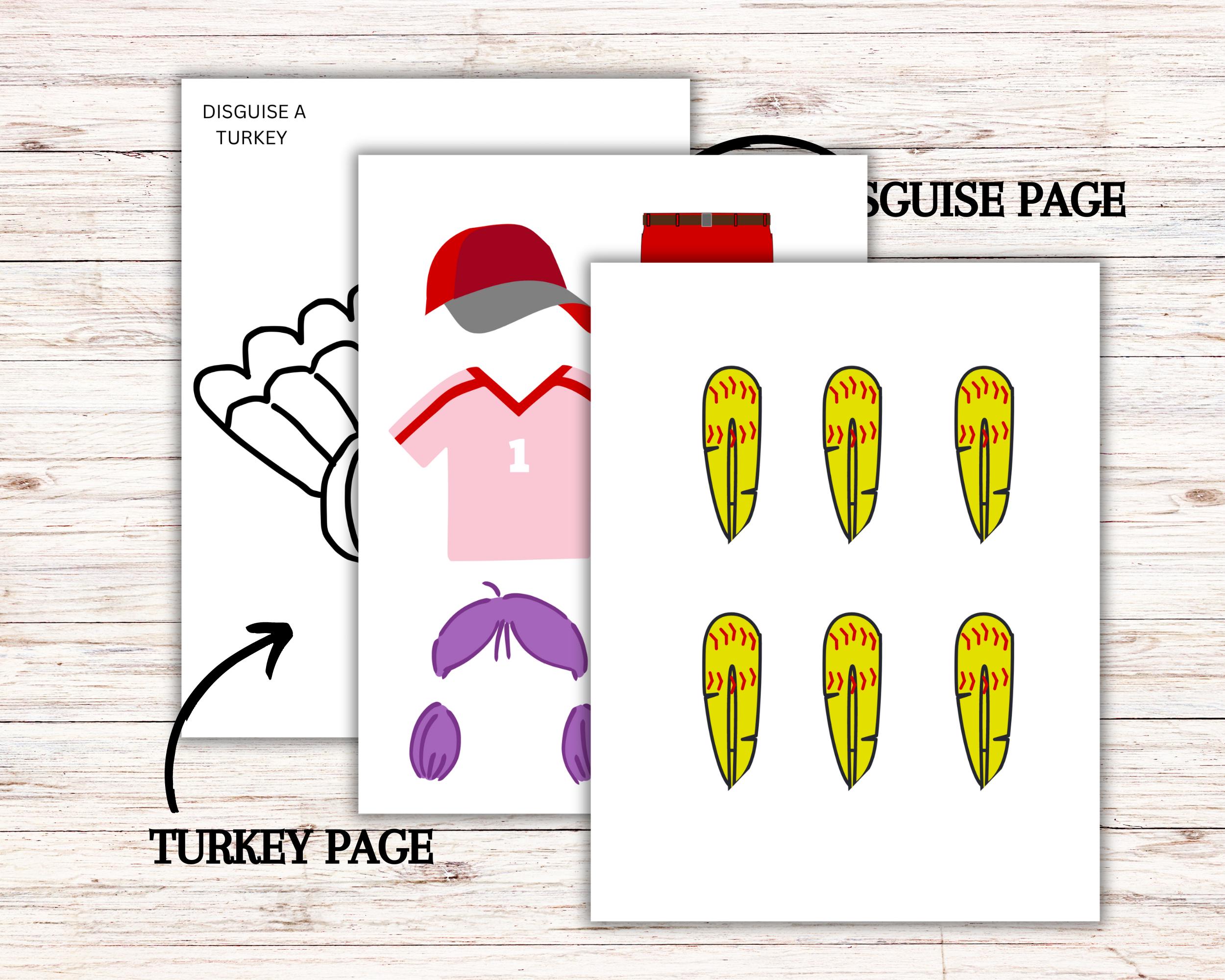 Disguise a Turkey, Turkey in Disguise Printable, Thanksgiving ...
