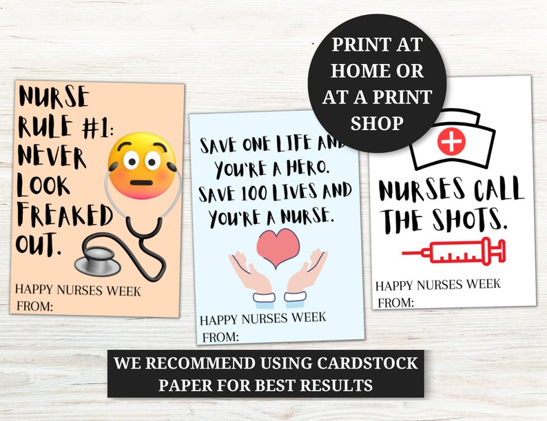 Funny Nurse Appreciation Week Gift Tag Happy Nurses Week - Etsy