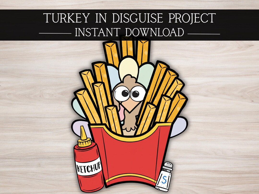 Disguise a Turkey, Turkey in Disguise Printable, Thanksgiving ...