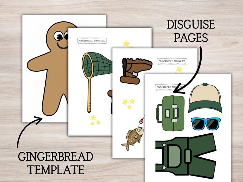 Disguise a Gingerbread Man, Gingerbread in Disguise Printable ...