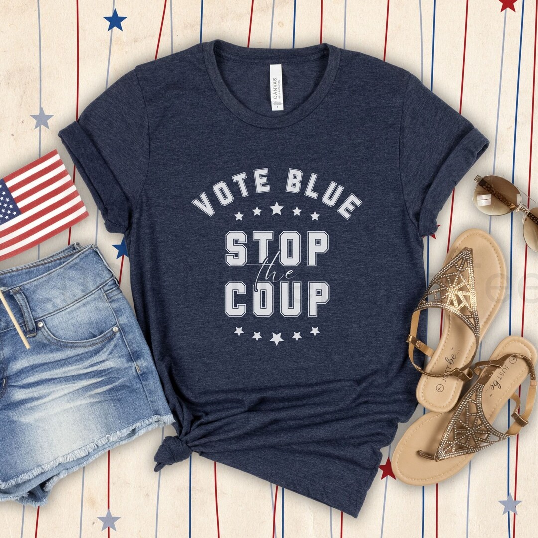 Vote Blue Tshirt, Democracy & Social Justice Shirt, Voting Rights ...