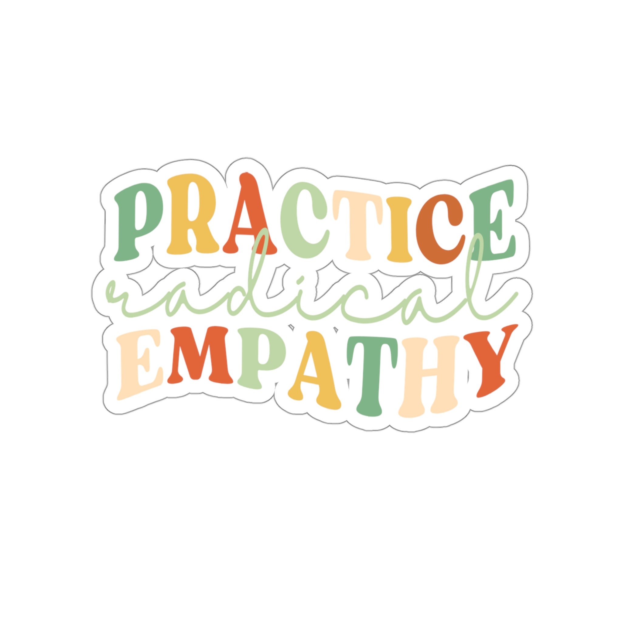 Radical Empathy Sticker for Kindle or Laptop Activism Sticker - Etsy