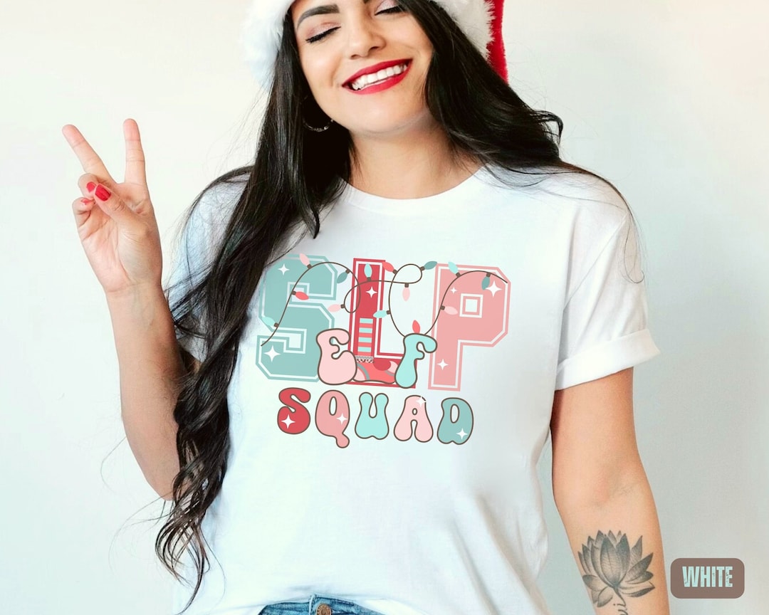 SLP Speech Therapy Group Christmas Tshirts Elf Squad SLP Team - Etsy