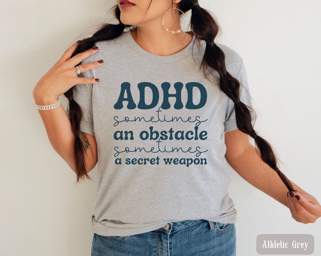 ADHD Awareness Shirt for Teacher ADHD Shirt Mental Health Shirt Retro ...
