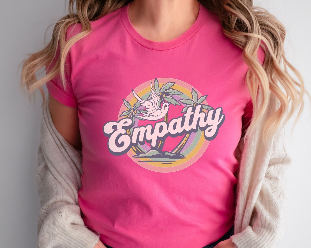 Retro Empathy Shirt, Nostalgic Rainbow Tshirt for Vacation, 70s Vintage ...