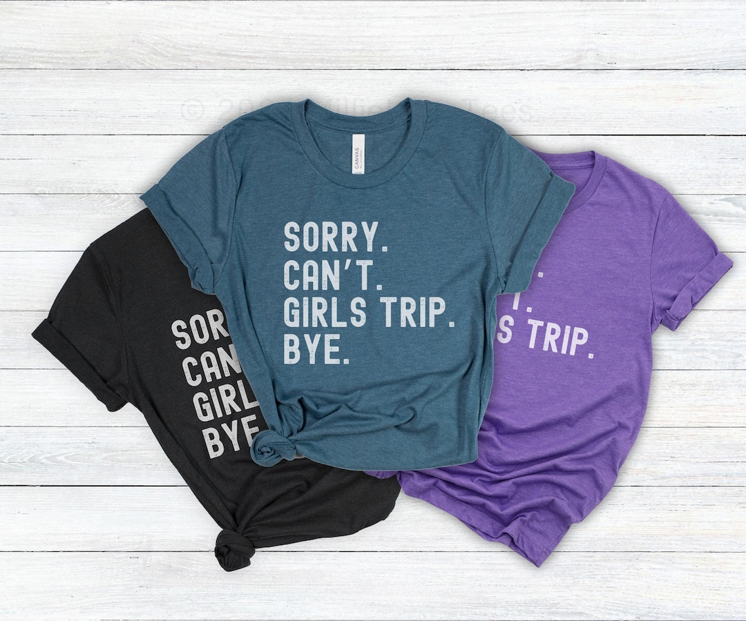Girls Trip Shirts, Friend Vacation Matching Tees, Girls Vacation Gift ...
