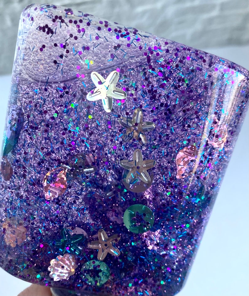 Custom Sensory Bottle Mermaid Personalized Desk Toy Fidget - Etsy