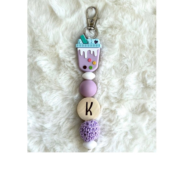 Boba Tea Keychain - Etsy