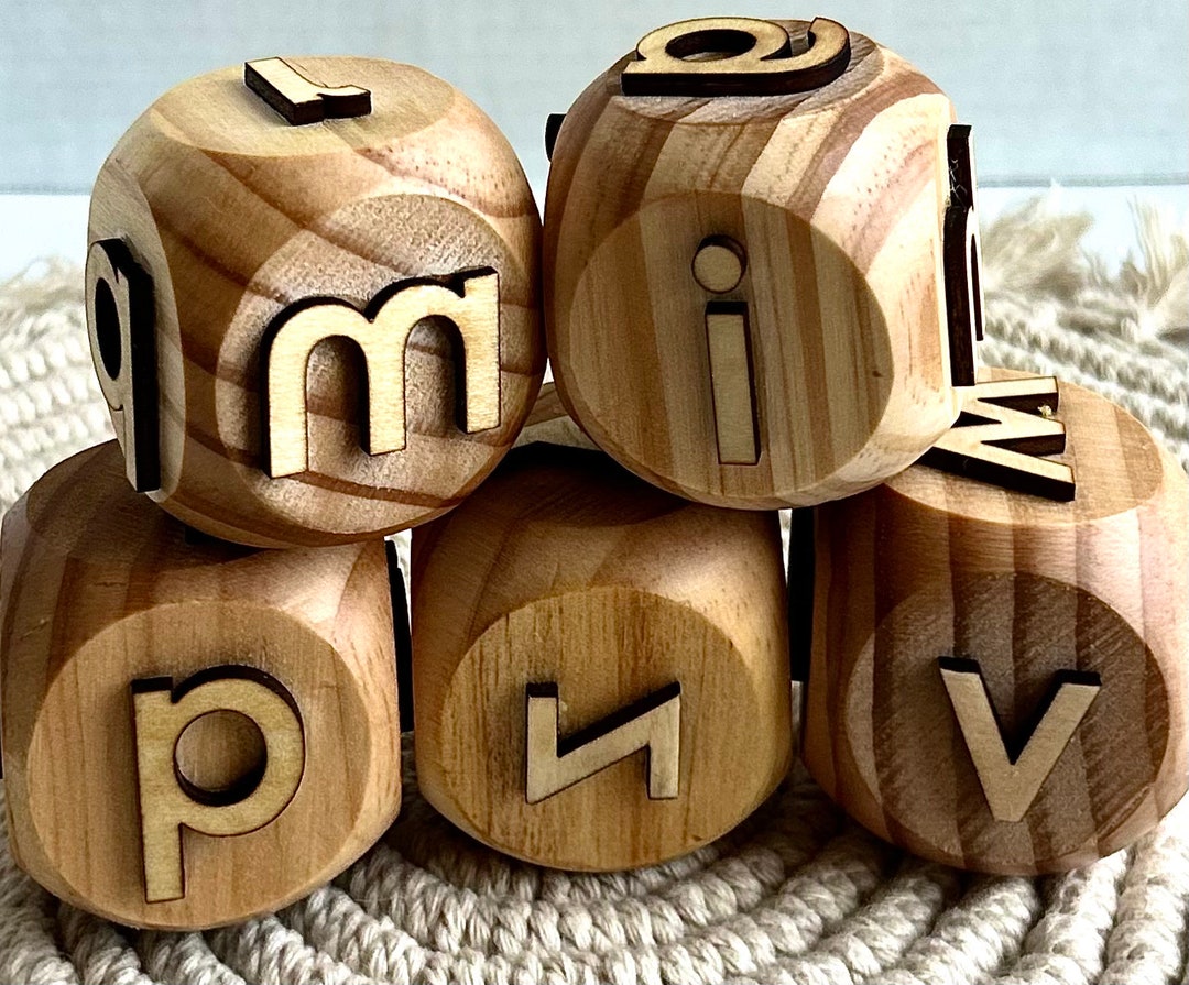 Lowercase Alphabet Playdough Stamps Montessori Educational Toys Sensory ...