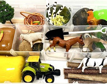 Farm Sensory Bin Farm Activity Kit Sensory Toy Sensory Box - Etsy