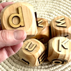 Lowercase Alphabet Playdough Stamps Montessori Educational Toys Sensory ...