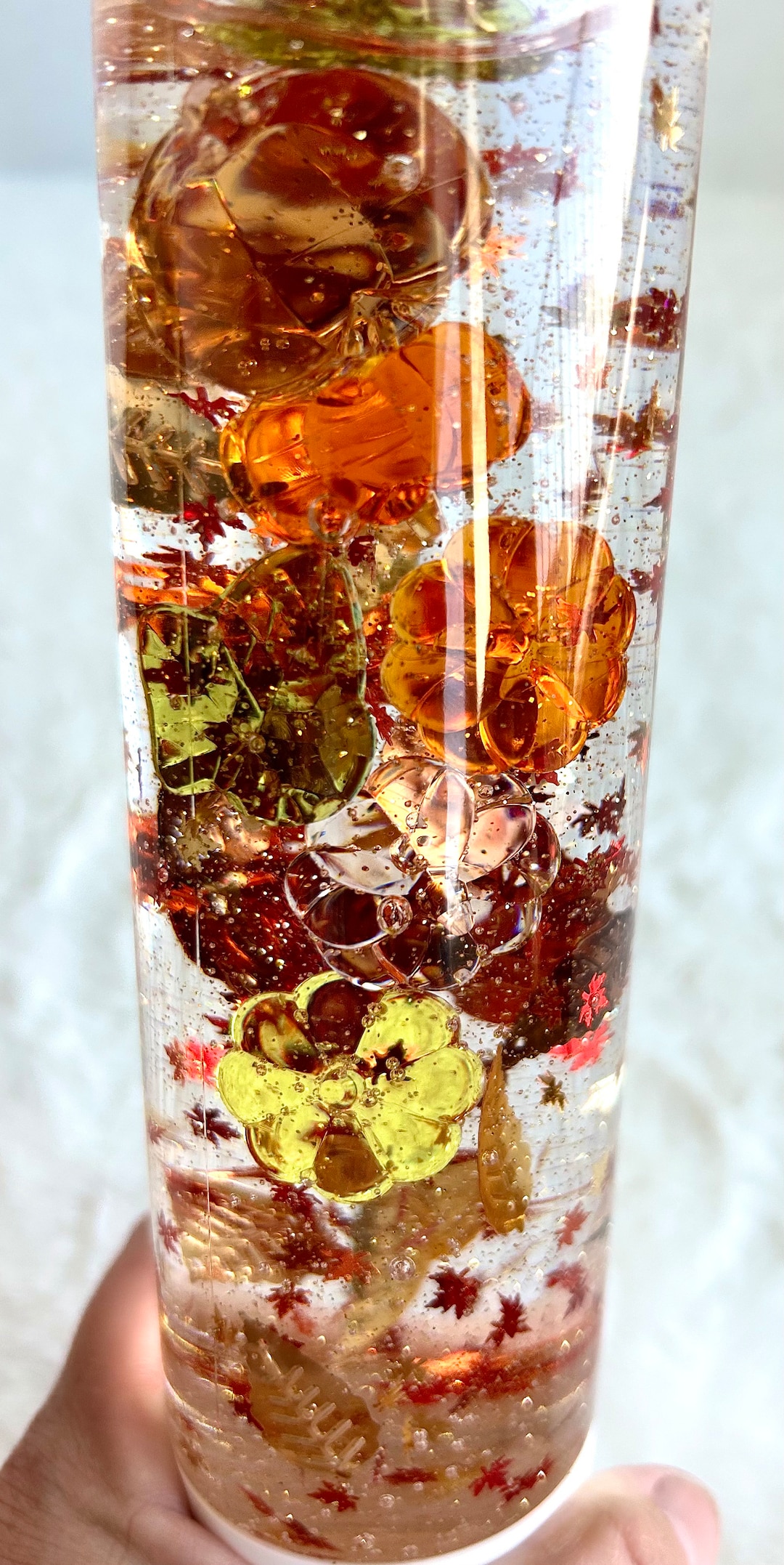Fall Sensory Bottle, Autumn Sensory Bottle, Calm Down Bottle, I Spy ...