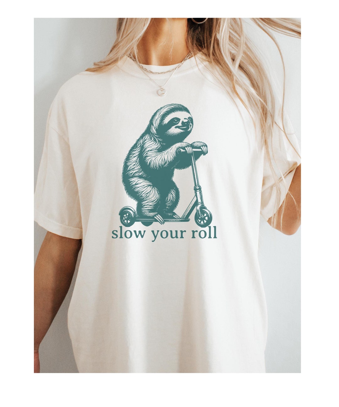 Vintage Style Funny Sloth Shirt Comfort Colors Funny Meme Tshirt Gift ...