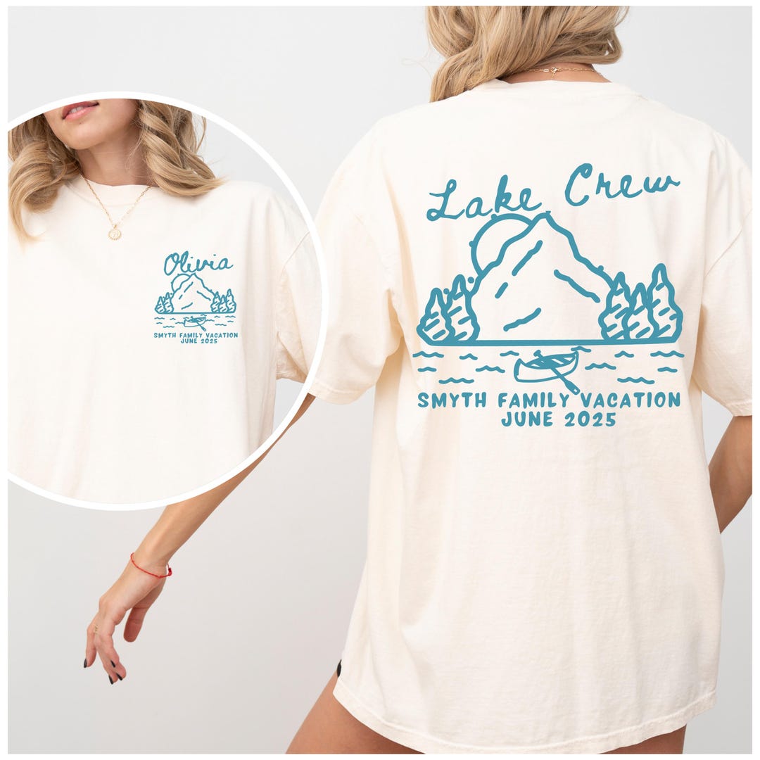 Custom Family Lake Trip Shirt Matching Group Family Lake Vacation T ...