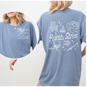 Comfort Colors River Trip Shirt Personalized Girls Trip River Crew ...