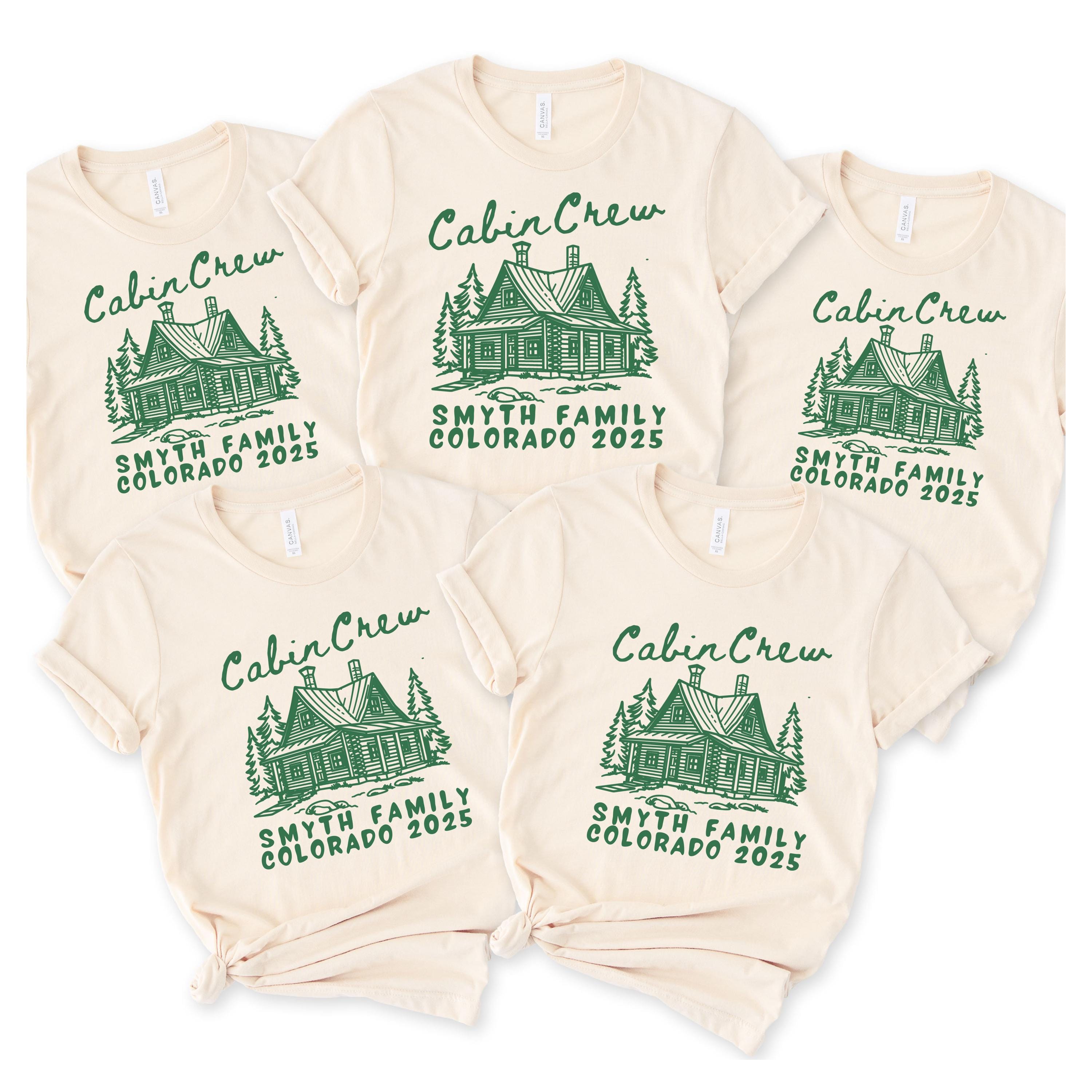 Custom Family Cabin Shirt, Matching Group Cabin Crew Sweatshirt ...