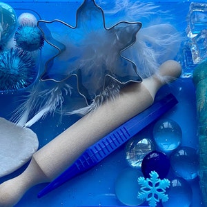 Sensory Kit Arctic Sensory Kit Polar Playdough Kit Custom Gift Toddler ...