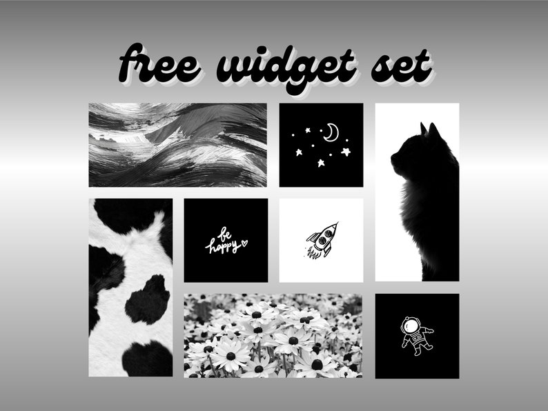 Gray Minimalist App Icons, Phone Widget, Wallpaper (digital Download ...