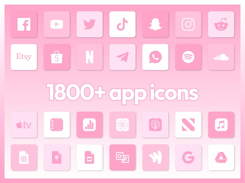 2000+ Pastel Pink Ios App Icons, Spring Sakura Aesthetic Android Phone ...