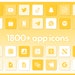 Yellow Aesthetic App Icons, Phone Widget, Wallpaper (digital Download ...