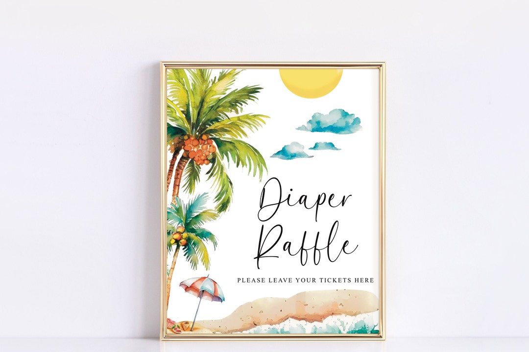 Letrero de rifa de pañales letrero de mesa de juegos de baby - Etsy México