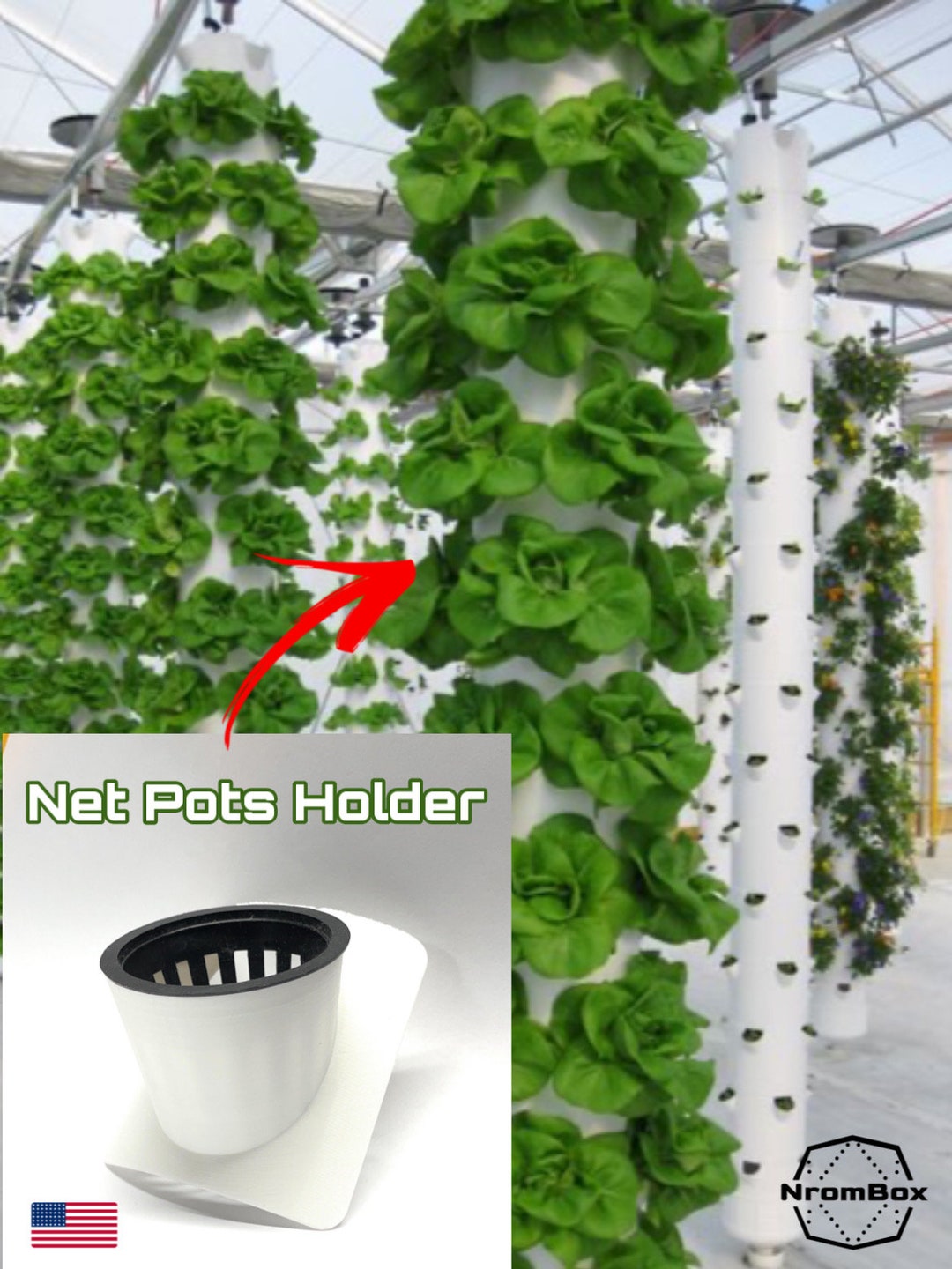 Hydroponic Tower Kit: 18pcs DIY 2-inch Net Pot Holders - Etsy