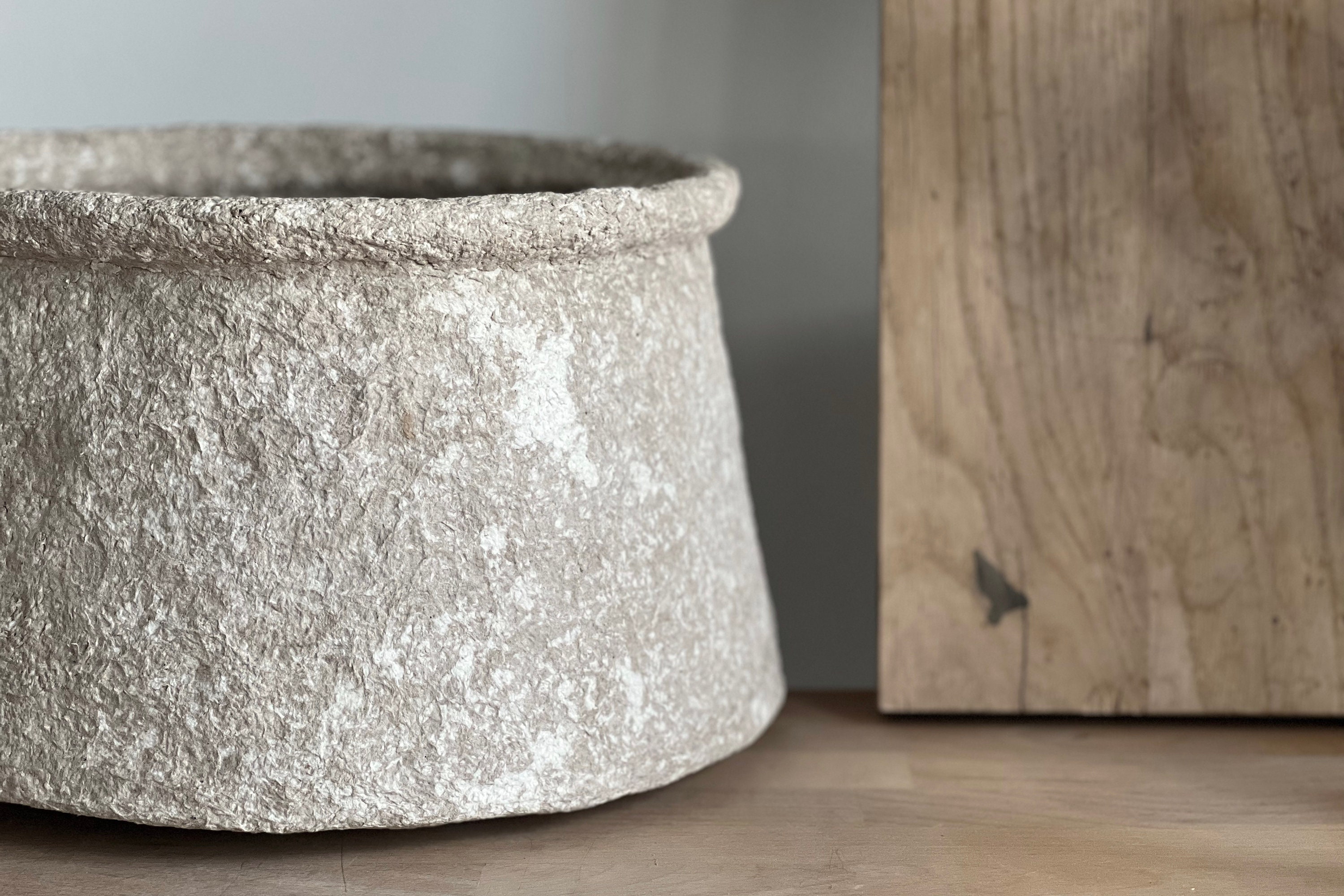 Paper Mache Vase Minimalist Vase Handmade Paper Vessel - Etsy