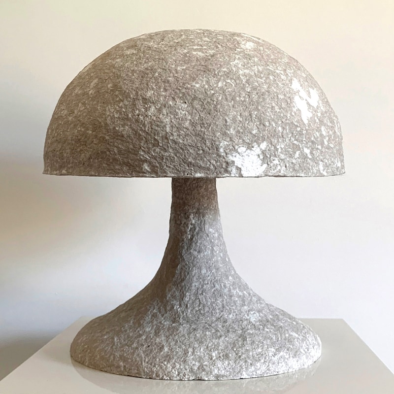 Paper Mache Lamp - Etsy