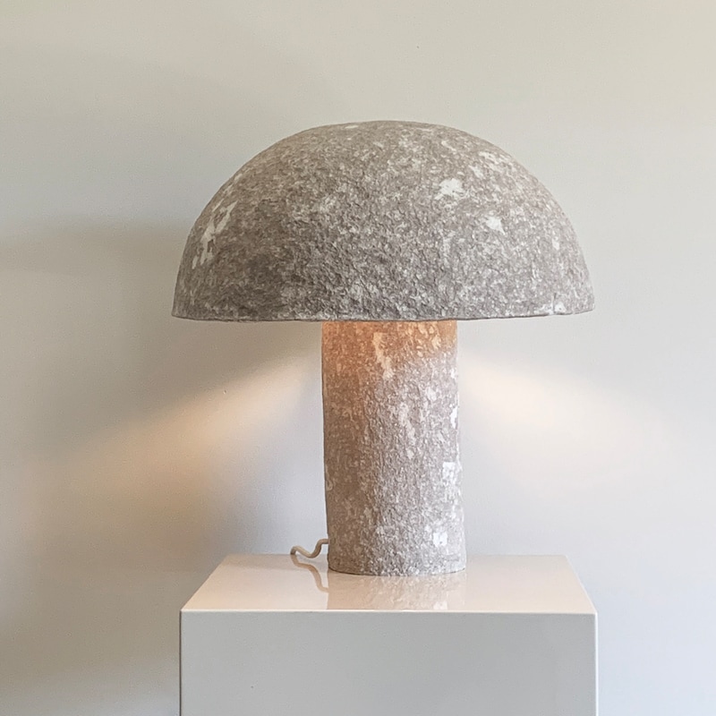 Paper Mache Lamp - Etsy