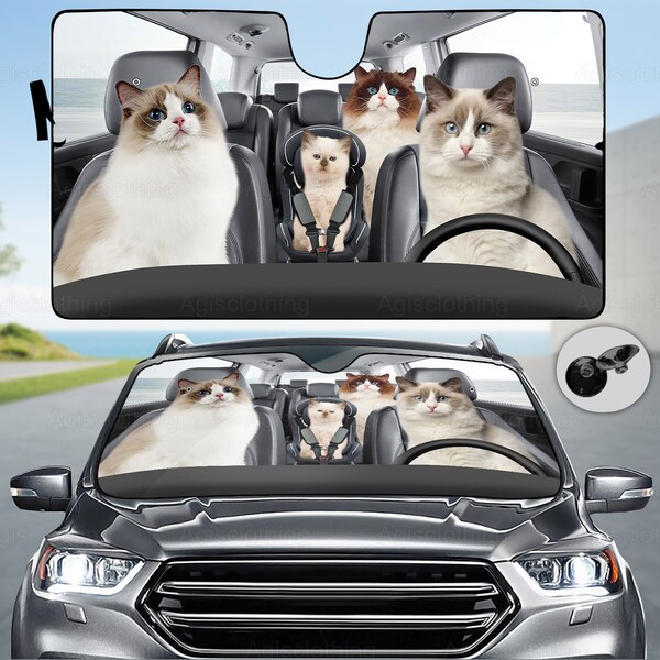 Ragdoll Car Sunshade - Etsy