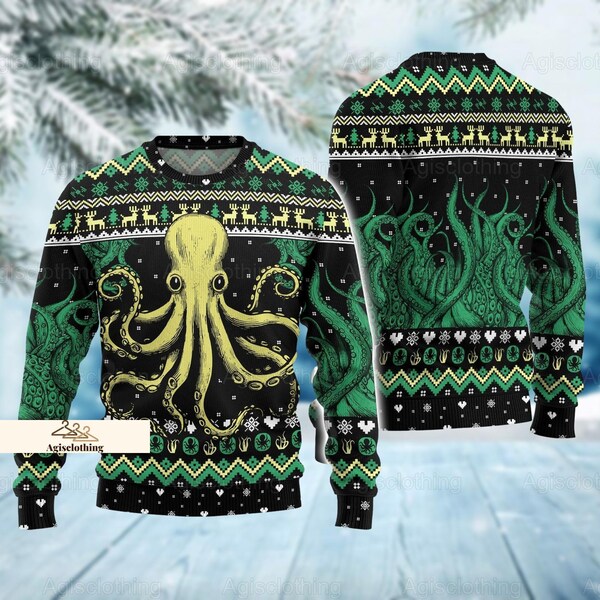 Octopus Sweater - Etsy