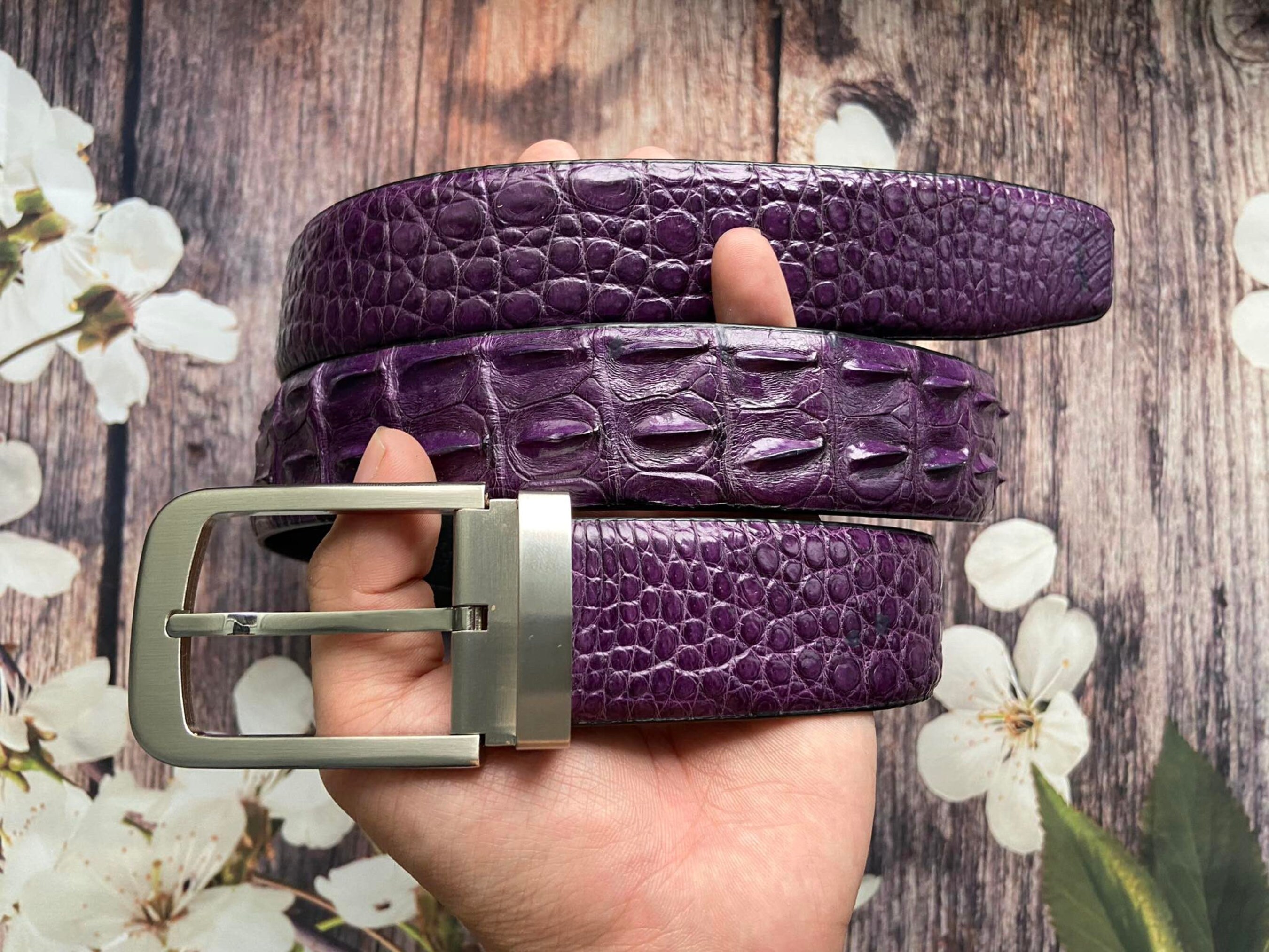 Purple Alligator Skin