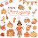 Thanksgiving Png Groovy Autumn Clipart Retro Fall Png Hippie Flower Png ...
