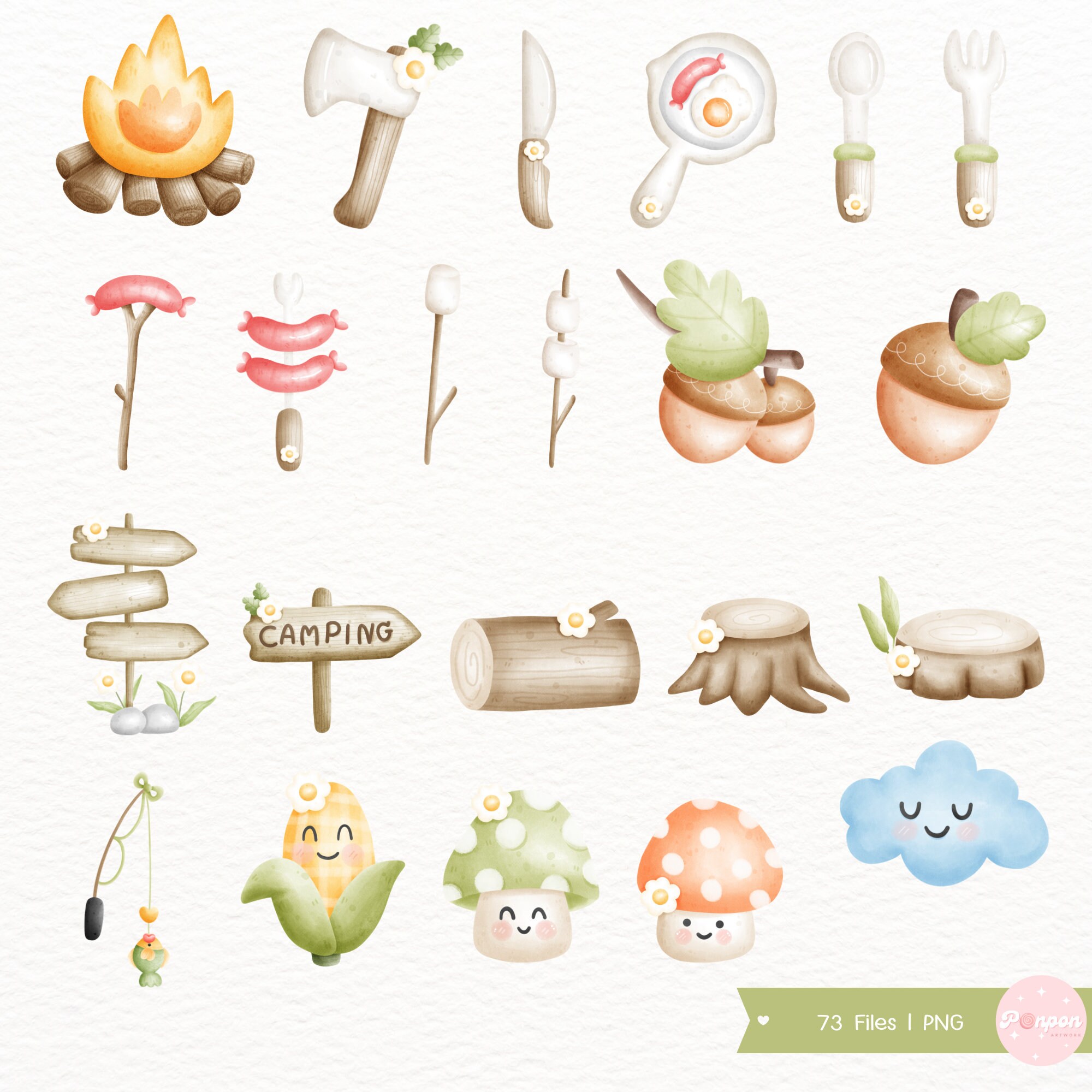 Bearly Camping, Camping Clipart, Camping PNG, Bears Clipart, Teddy Bear ...