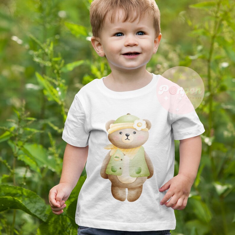 Bearly Camping, Camping Clipart, Camping PNG, Bears Clipart, Teddy Bear ...